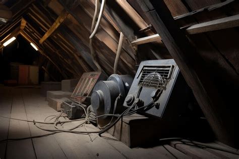 Premium Ai Image Electronic Rat Trap Placed In An Old Attic