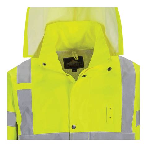 Portwest H445 Hi Vis Coat 122cm 3m And Uvex Ppe Distributor Selangor
