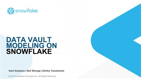[レポート] data vault modelling on snowflake snowflakedb developersio