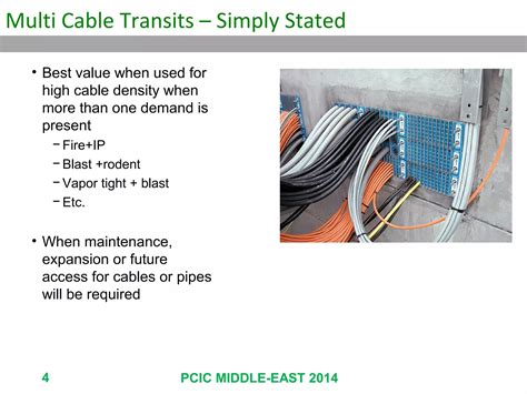 Multi Cable Transit Devices Applications And Design Methods Pcic Middle East Feb 2014 Ppt