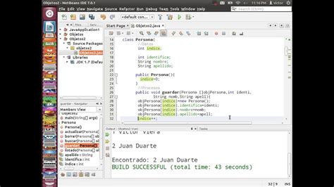 Arreglo De Objetos En Java Versión 1 Youtube