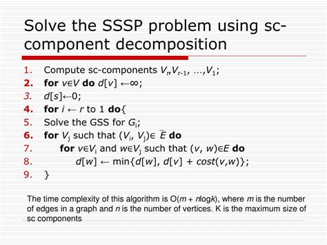 Ppt Improved Shortest Path Algorithms For Nearly Acyclic Directed Graphs Powerpoint