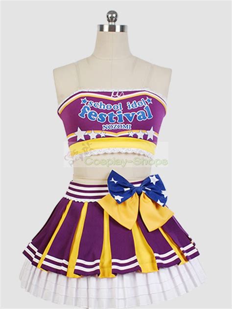 Custom Cheap Love Live Cheerleaders Nozomi Tojo Cosplay Costume In