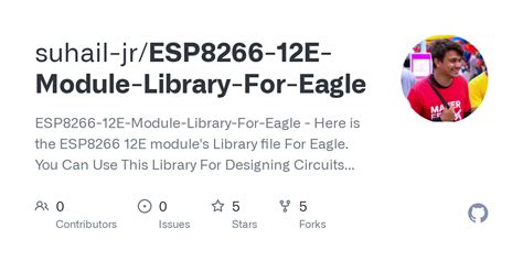 GitHub Suhail Jr ESP8266 12E Module Library For Eagle ESP8266 12E