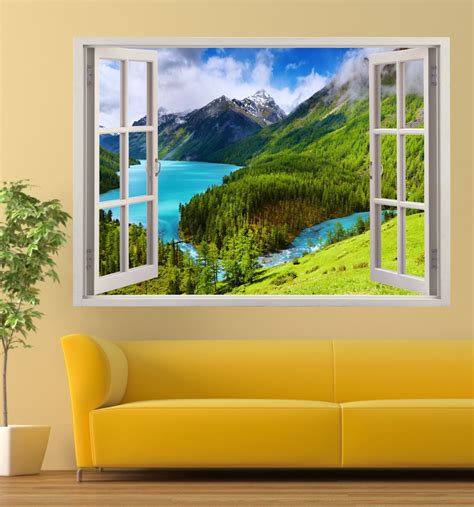 Стикер за стена модел 0074 3d Канави Декоративни пана Стенни часовници