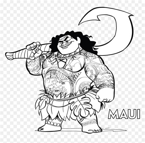 15 Drawing Moana Maui For Free Download On Mbtskoudsalg Maui With
