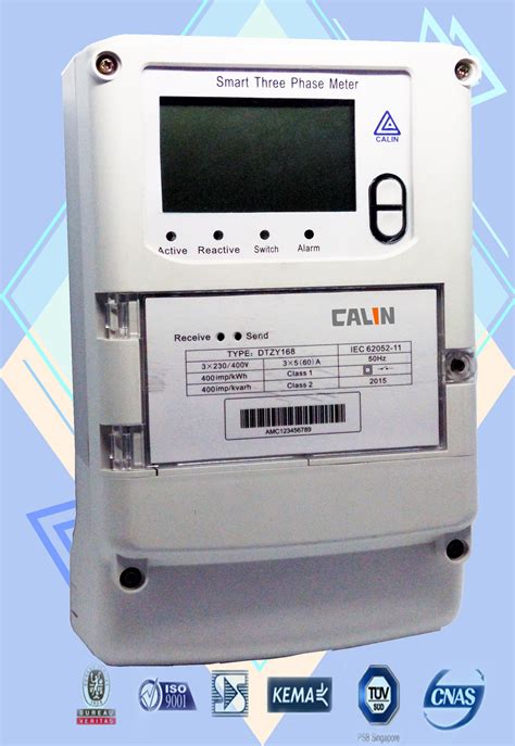 Amr Ami Load Management Three Phase Power Meter Smart Wireless