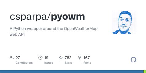 Home Csparpa Pyowm Wiki GitHub