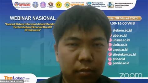 Galeri Ptic Webinar Nasional Inovasi Sistem Informasi Dalam