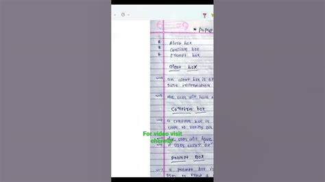Javascript Popup Boxes Alert Confirm Prompt Youtube