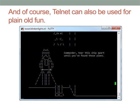 Telnet Pptx Computer Networking Computing