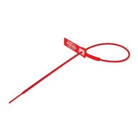 Red Plastic Security Seal Cable Tie Packaging Size 100 Piece Rs 2 80