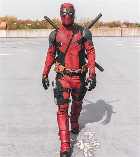 Screen Printed And Leather Deadpool Movie Replica Cosplay Etsy Deadpool Outfit Deadpool