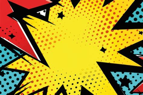 Premium Vector Vibrant Comic Book Explosion