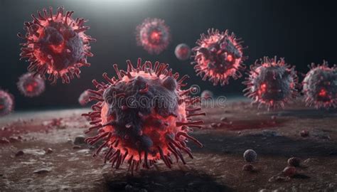 Viral Infection A Visual Representation Stock Illustration