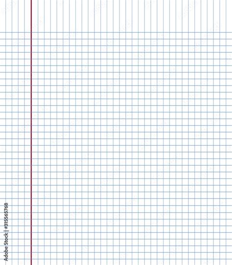 Real Paper Line Rectangle Grid Paper With Red Line Background And Wallpaper For Education