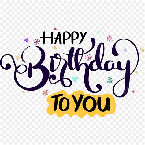 Clipart Happy Birthday To You