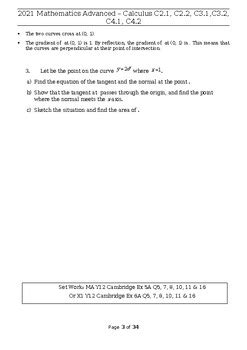 Exponential Logarithmic Functions Revision Booklet HSC Mathematics Advanced