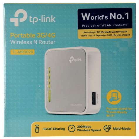TL MR Portable G G Wireless N Router IOOMOBILE