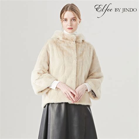 포스티 진도 Elfee 휘메일 유색 밍크 자켓 E6w1ej04