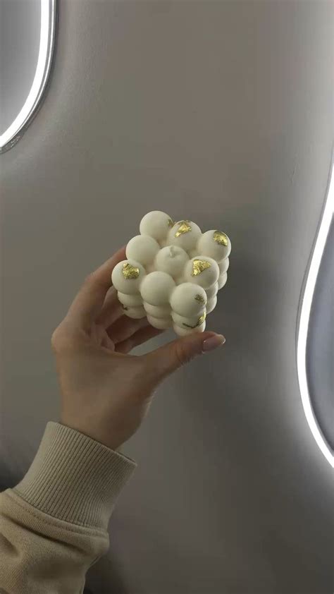 Свеча куб свеча бабл Di 2024