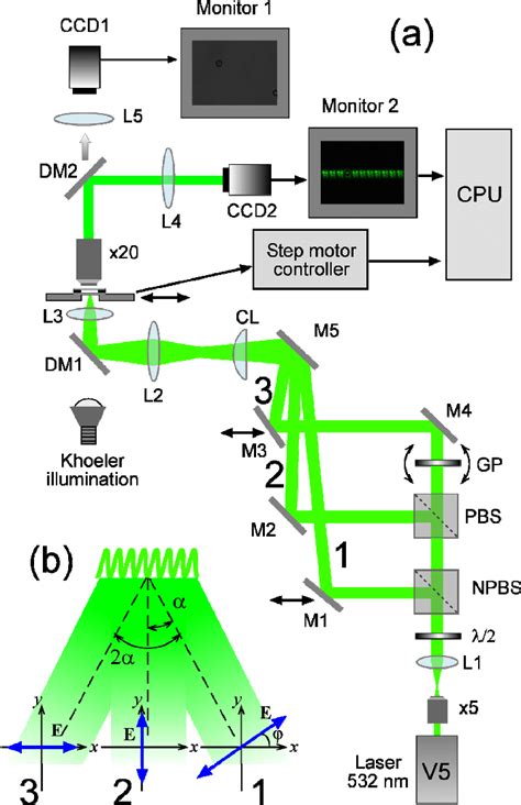 A Experimental Setup B Schematic Of The Interference By Pairs