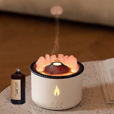 300ml Ultrasonic Volcano Flame Humidifier Original Flame