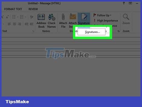 How To Add A Signature In Microsoft Outlook