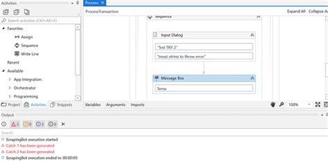 Try Catch Not Working Help Uipath Community Forum