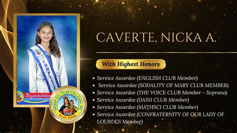 Supreme Secondary Learner Government Of Virgen Del Pilar Colleges Inc