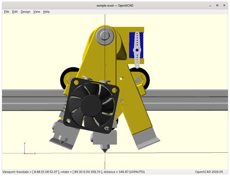 D Printing Multiple Switching Extrusions MSE Draft XYZ Dims