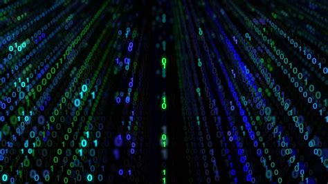 Animation Of Seamless Binary Data Stock Footage Video 100 Royalty