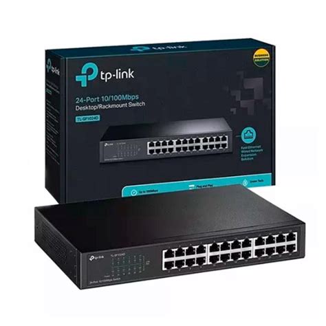 Switch Tplink 24 Puertos Base 101001000 Tecnoelectricos