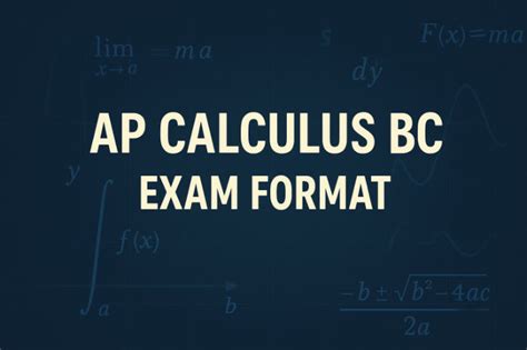 Ap Calculus Bc Exam Format Test Ninjas