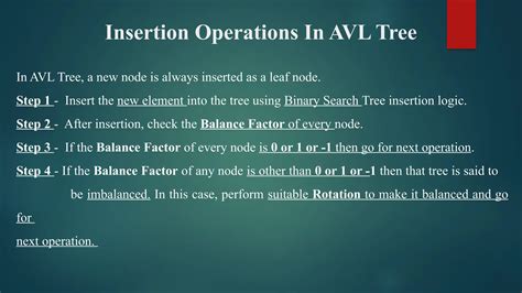 Introduction To Avl Tree Different Kinds Of Rotations And Insertion Deletion Pptx