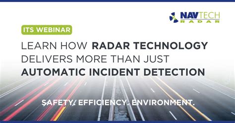 Navtech Radar On Linkedin Its Webinar More Than Automatic Incident Detection
