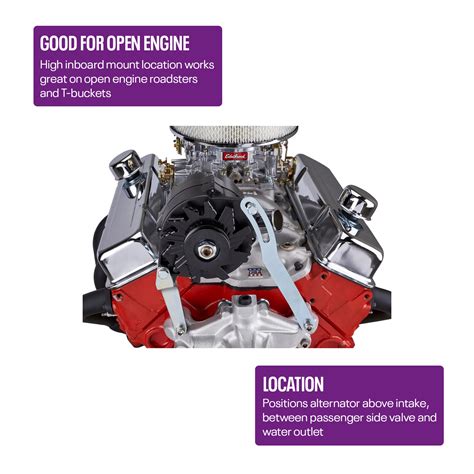 Small Block Chevy Upper Alternator Bracket Plain