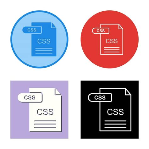 Css Vector Icon 34476673 Vector Art At Vecteezy