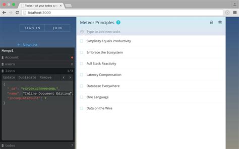 Is There A Way To Get Data Gui View In Meteorjs Stack Overflow