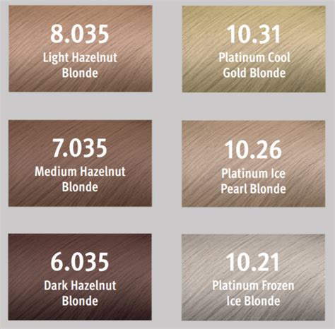 Framcolor 2001 Intense Platinum Toners And Hazelnut Shades Try Me Kit