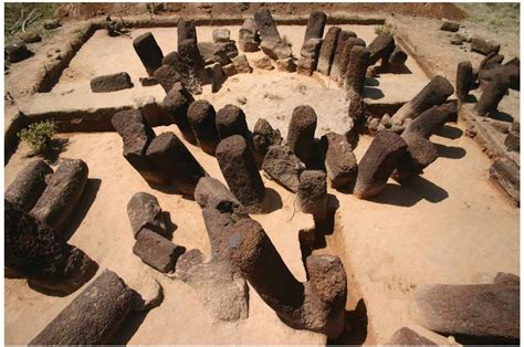 Monument I Consists Of An Internal Circle Of Upright Stones