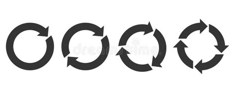 Circle Arrows Vector Stock Illustration Illustration Of Element