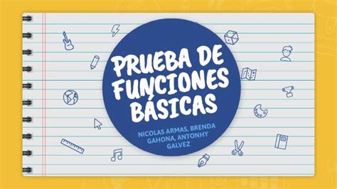 Test Funciones Basicas