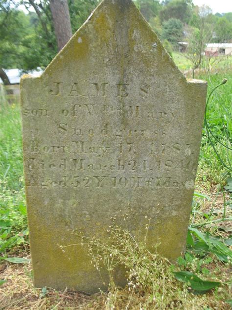 James Snodgrass 1787 1840 Homenaje De Find A Grave