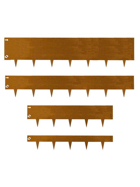 Rasenkante Multi Edge METAL Cortenstahl pro Stück