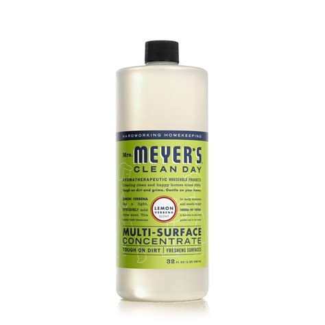 Mrs Meyers Clean Day Multi Surface Cleaner Concentrate Lemon Verbena Scent 32 Fl Oz Bottle