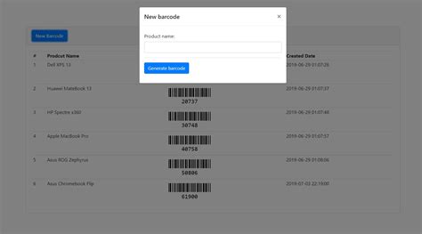 Barcodes Generator Using Php Mysql And Jsbarcode Library