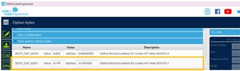 how can i use stm32cubeprogrammer to access the us stmicroelectronics community