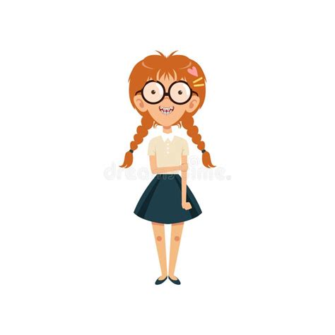 Shy Girl School Cartoon Stock Illustrations 346 Shy Girl School