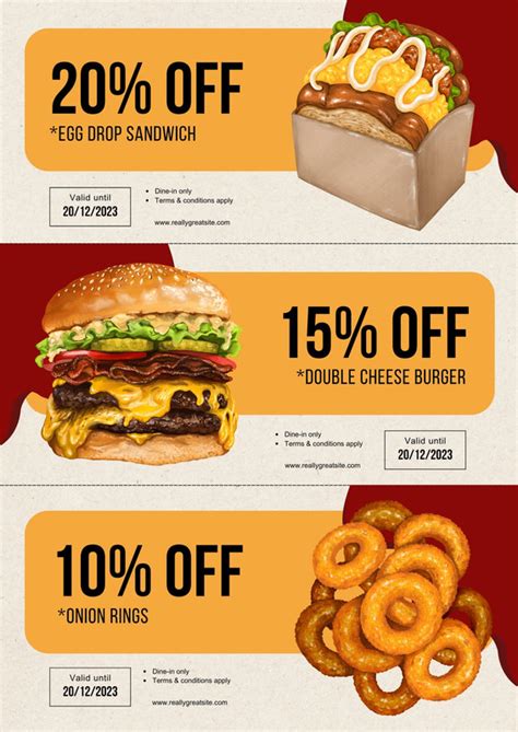 Customize 260 Restaurant Coupon Templates Online Canva